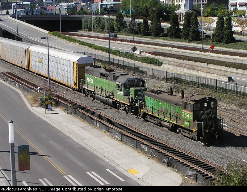 BNSF SW1200 3545